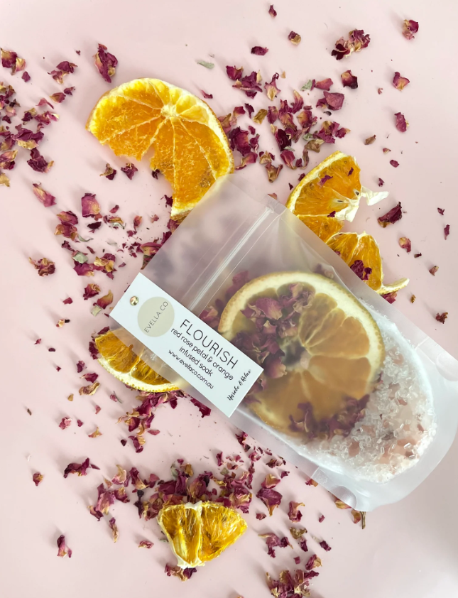 Evella Co "Flourish" Soak 100g – The Gift Cartel